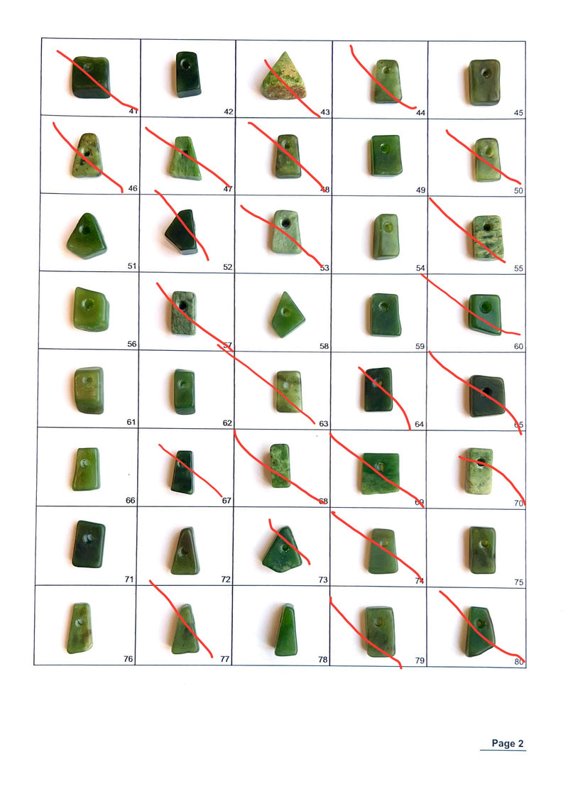 Muka Pito Tie with Gemstone – Aotearoa Gemstones