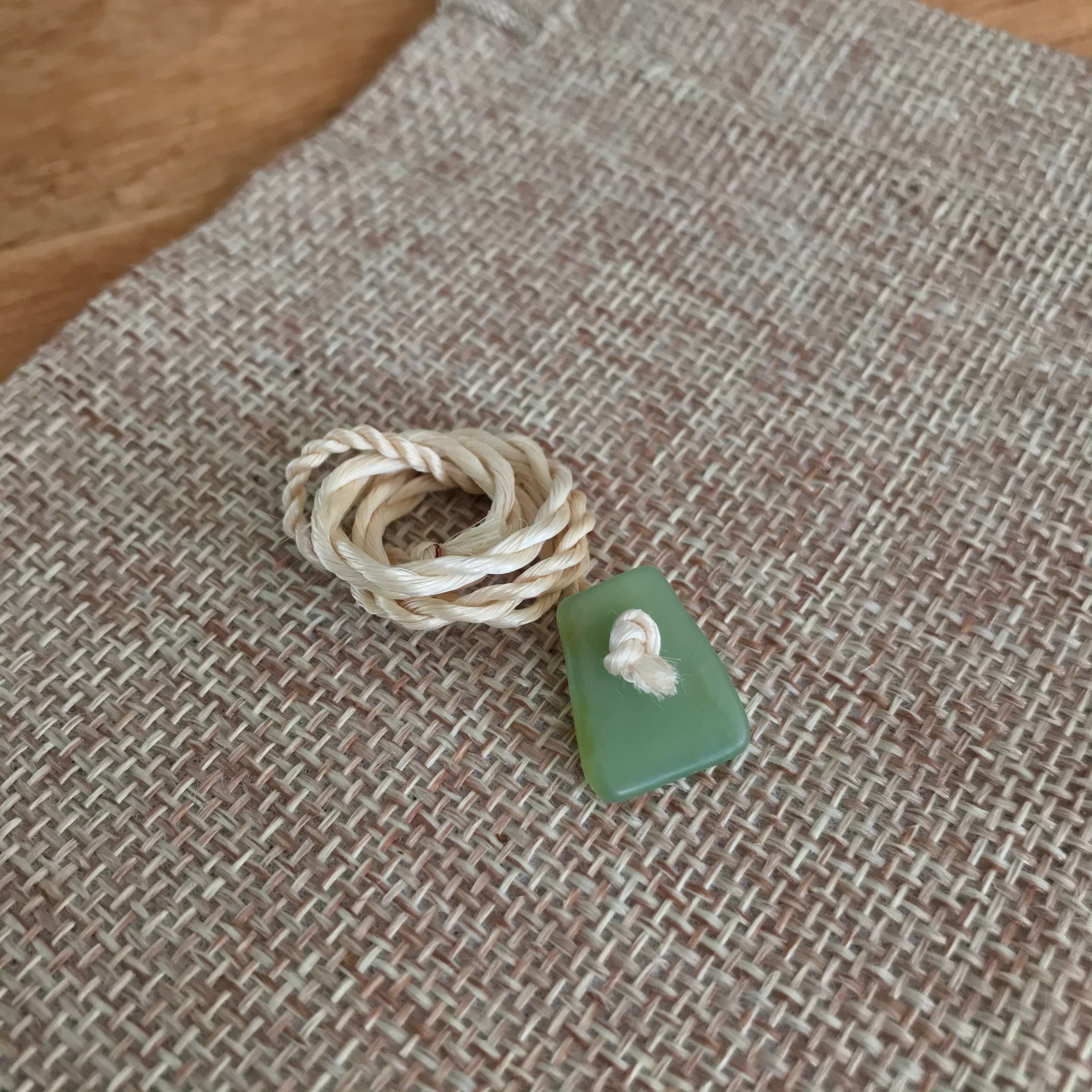 Muka Pito Tie with Gemstone – Aotearoa Gemstones